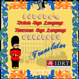 British Sign Language/American Sign Language Translator